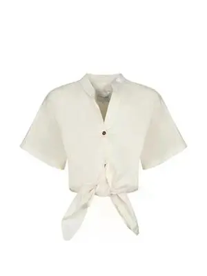 Cala De La Cruz Button Up Blouses