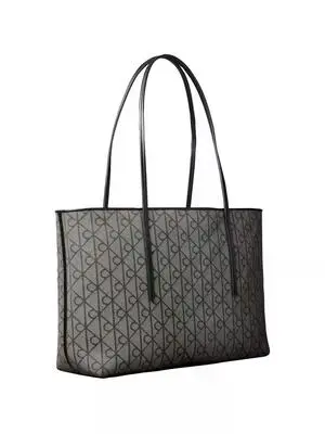 Calvin Klein Monogram Tote Bag - Neutrals