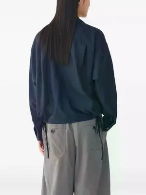 STUDIO TOMBOY Long Sleeve Shirt With Drawstring Hem