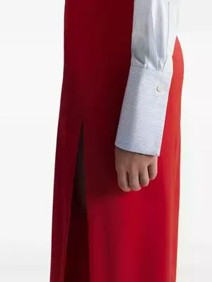 THE ARKOW Lily Side-slit Midi Skirt