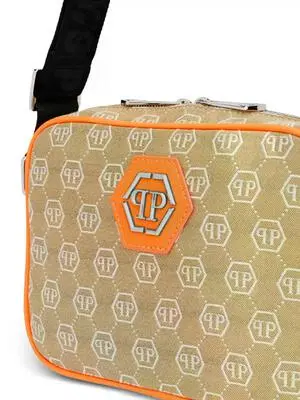 Philipp Plein Monogram Jacquard Messenger Bag