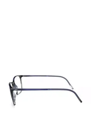 SILHOUETTE Spx Illusion Rectangle Eyeglasses - Black