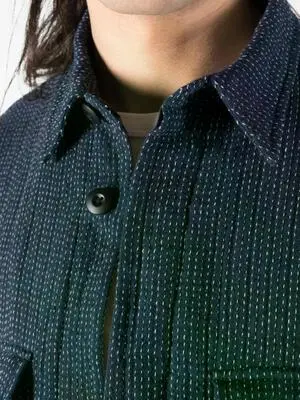 MAHARISHI Sashiko-stitch Pocket Shirt