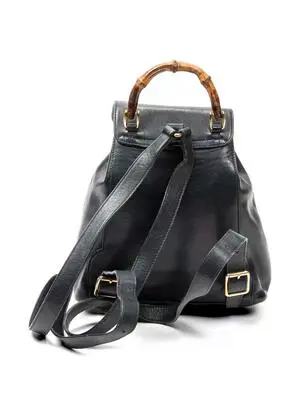 Gucci Bamboo Backpack - Blue