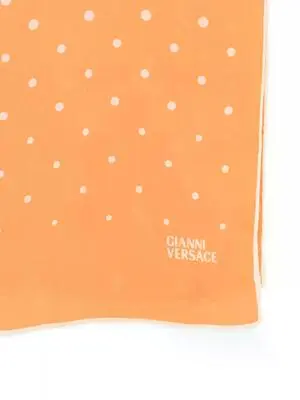 Versace 1990s Polka-dot Scarf