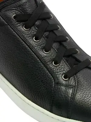 Magnanni Pebbled Leather Lace-up Sneakers
