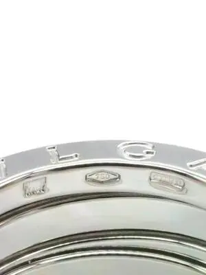 BVLGARI B.zero1 Three-band 18k White Gold Ring - Silver