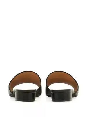 FERRAGAMO Gancini Detail Slides - Black