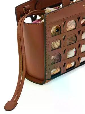 FERRAGAMO Mini Tote Bag With Gancini Cut-out Detail