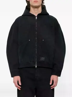 WOOYOUNGMI Hooded Denim Jacket