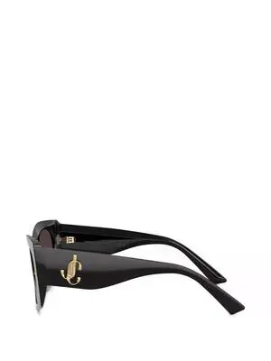 JIMMY CHOO Gabi Logo Detail Sunglasses