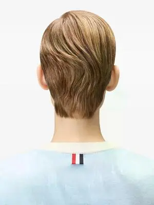 Thom Browne Short Sleeve T-shirt With Hector Intarsia