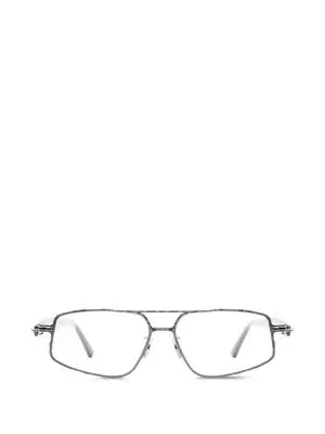 KUBORAUM J73 Geometric-frame Eyeglasses - Silver