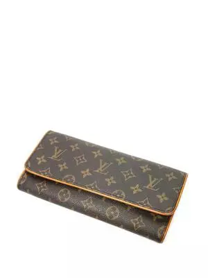 LOUIS VUITTON Monogram Canvas Twin Belt Bag - Brown