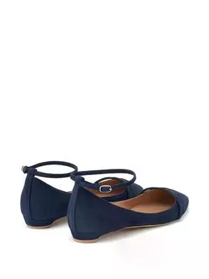 MALONE SOULIERS Mary Ballet Flats - Blue