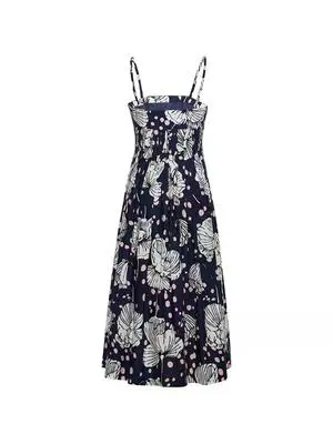 Cara Cara Sea Island Midi Dress - Blue