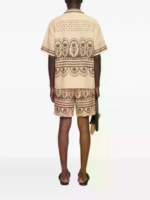 CMMN SWDN Nabil Floral-print Shorts