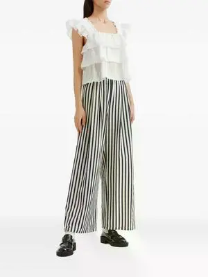 B+AB Striped Wide-leg Trousers