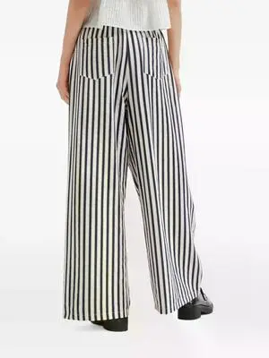 B+AB Striped Wide-leg Trousers