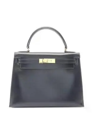Hermès 1990 28 Kelly Tote Bag - Blue