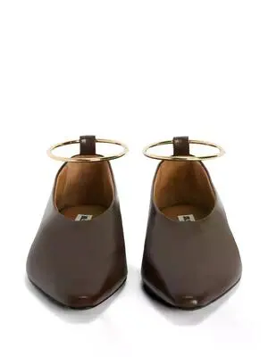 JIL SANDER Ring Ballet Flats