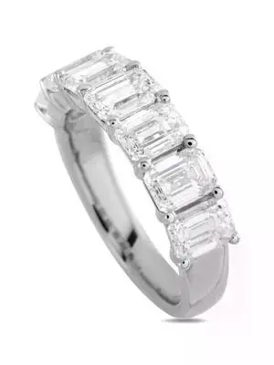 LB EXCLUSIVE Emerald-cut Diamond Ring - Silver