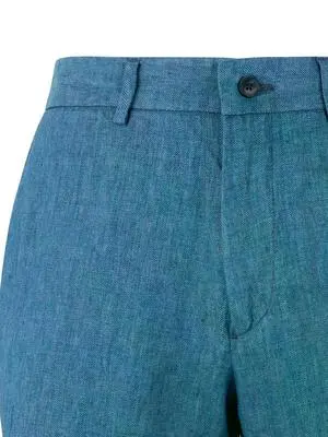 Brooks Brothers Herringbone Weave Linen Trousers