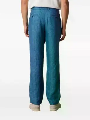 Brooks Brothers Herringbone Weave Linen Trousers
