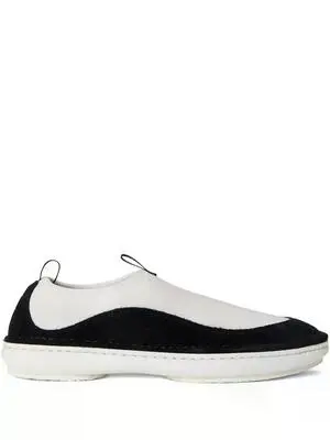 Polo Ralph Lauren Panelled Slip-on Sneakers - White