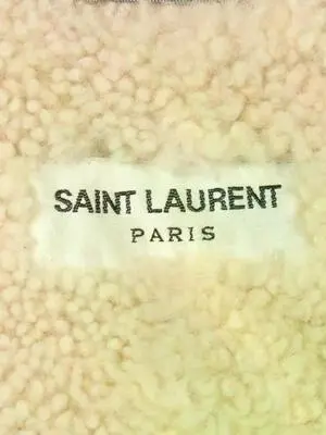 Saint Laurent Shearling-collar Leather Jacket