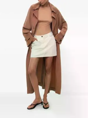 12 STOREEZ Cassiopeia Silk T-shirt - Neutrals