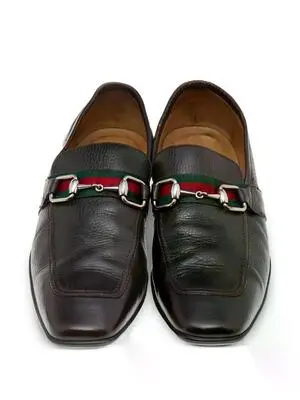 Gucci Horsebit Web Loafers