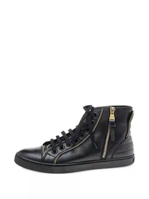 LOUIS VUITTON High Top Zip-up Sneakers