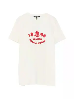 Ralph Lauren Embroidered Logo T-shirt - Neutrals
