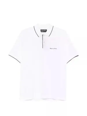 Marc O'polo Logo-embroidered Tipped Polo Shirt