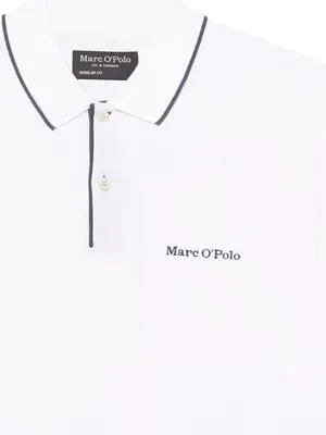 Marc O'polo Logo-embroidered Tipped Polo Shirt