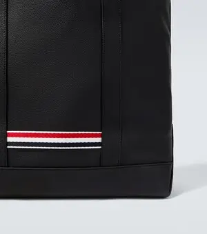 Thom Browne Leather Tote Bag