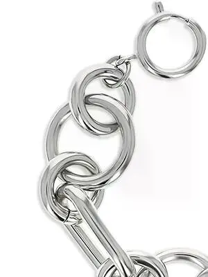 JUSTINE CLENQUET Troy Chunky Link Bracelet - Silver