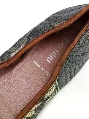 Miu Miu Jacquard Embellished Pumps