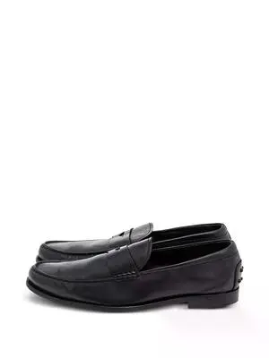TOD'S Leather Penny Keeper Loafers