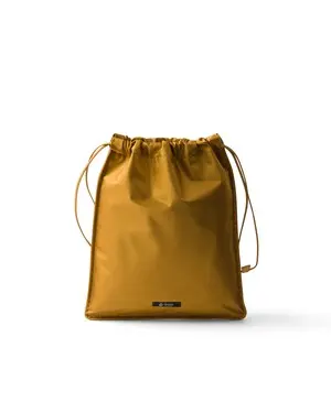 Prada Silk Duchess Pouch - Whiskey