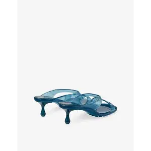 JIMMY CHOO Jelly Drop 50 Mid Heel Sandals