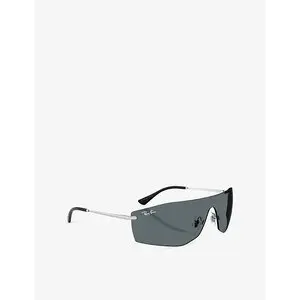 Ray-ban Rb3781 Irregular-frame Metal Sunglasses