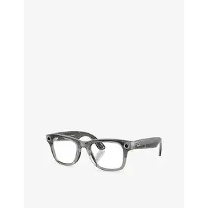 Ray-ban X Meta Wayfarer Polarised Square-frame Injected Meta Ai Glasses