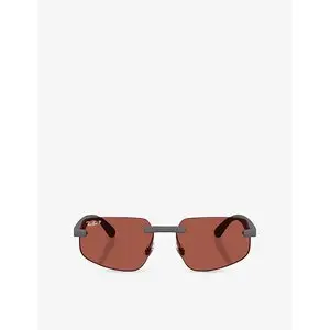 Ray-ban Irregular Frame Sunglasses - Grey