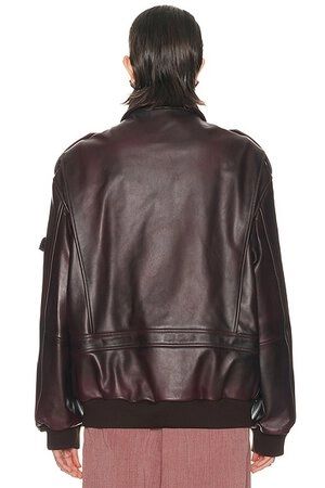Coperni Oversized Leather Bomber Jacket