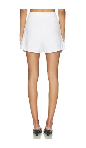 ELODIE THE LABEL Maisel Linen-blend Shorts