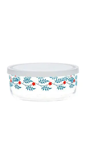 FISH'S EDDY Vintage Floral Tammy Storage Bowl - Blue