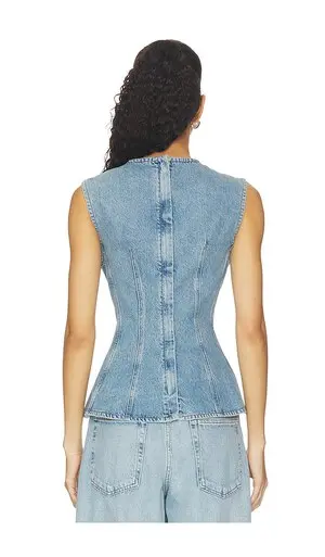 AGOLDE Corbin Shell Top - Blue