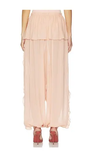Ronny Kobo Chiffon Balloon Trousers - Rose